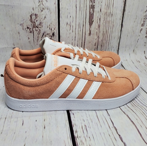 adidas | Shoes | Adidas Vl Court 2 Sneakers Casual Pink | Poshmark